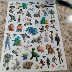 Office | New Toy Story 4 Sticker Pad With 4 Play Scenes Over 120 ...